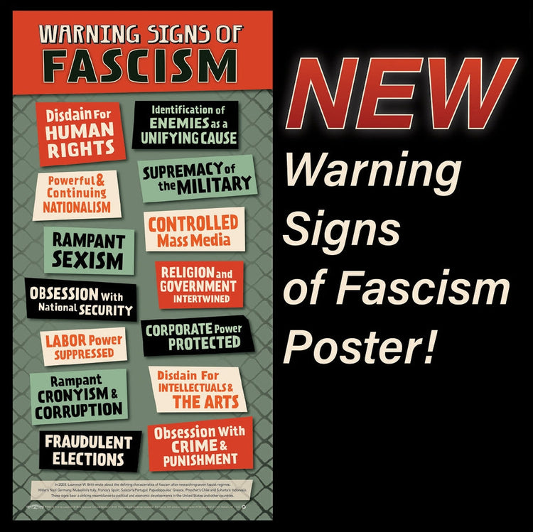 NEW Signs of Fascism 💀 Poster – Syracuse Cultural Workers