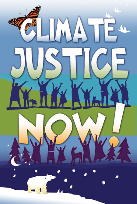 Poster - Climate Justice Now – Syracuse Cultural Workers