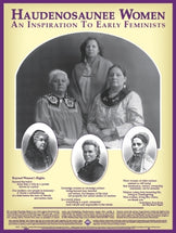 Poster - Haudenosaunee Women – Syracuse Cultural Workers