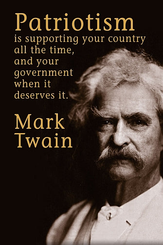 Poster - Mark Twain – Syracuse Cultural Workers