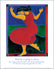 Poster - Red Dress Dancing – Syracuse Cultural Workers