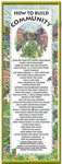 Poster - How To Build Community - Syracuse Cultural Workers