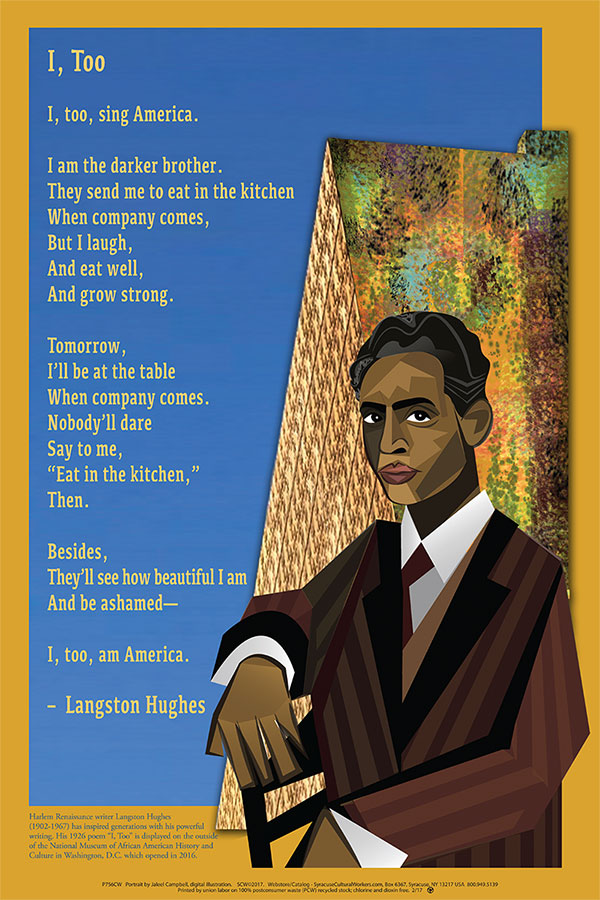 Poster - I, Too, Sing America – Syracuse Cultural Workers