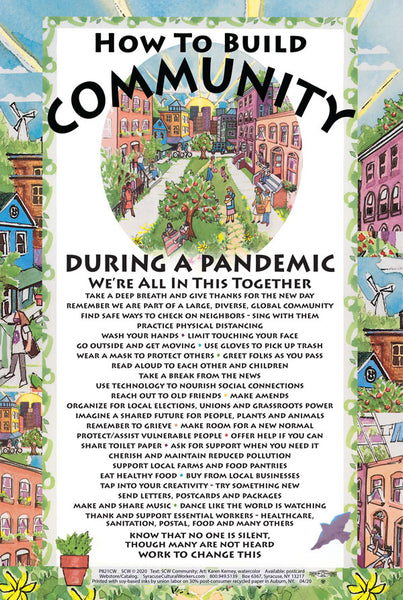 Poster - How To Build Community During A Pandemic - Syracuse Cultural ...