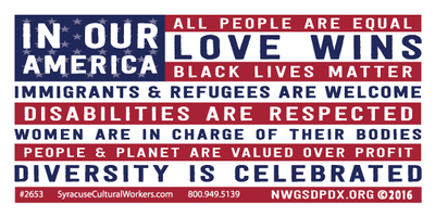 Large/Bumper Stickers - Syracuse Cultural Workers
