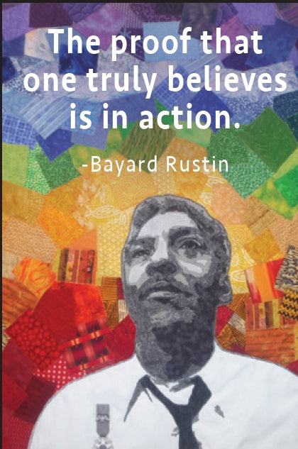 Postcard - Bayard Rustin – Syracuse Cultural Workers